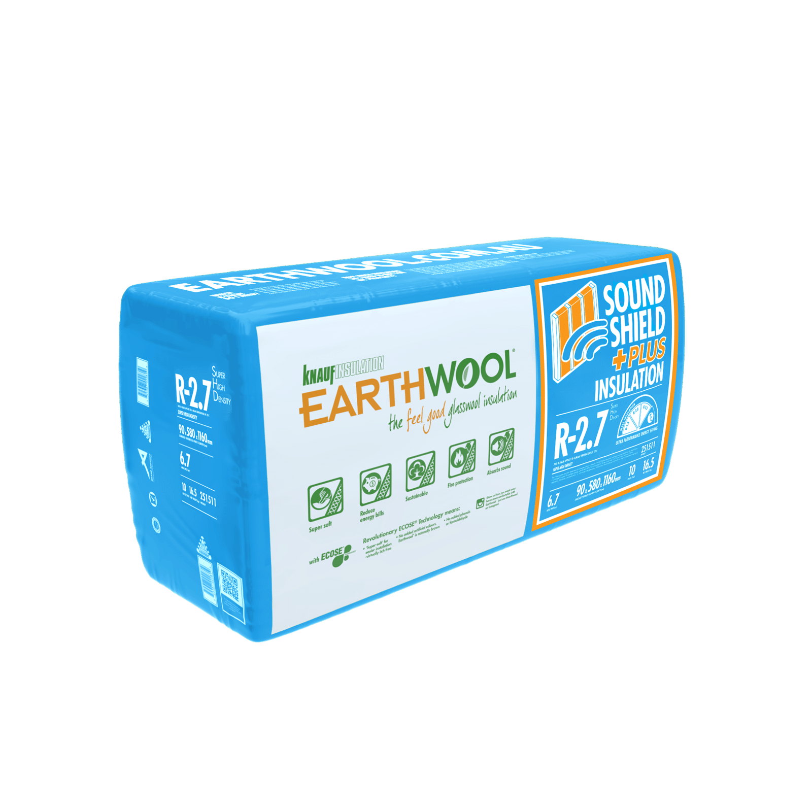 Buy Knauf Earthwool® R2.7 SHD SoundShield Plus Wall Insulation